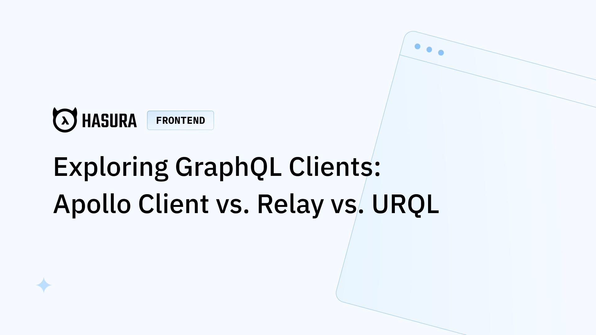Exploring GraphQL Clients: Apollo Client vs Relay vs URQL Exploring GraphQL Clients: Apollo Client vs Relay vs URQL