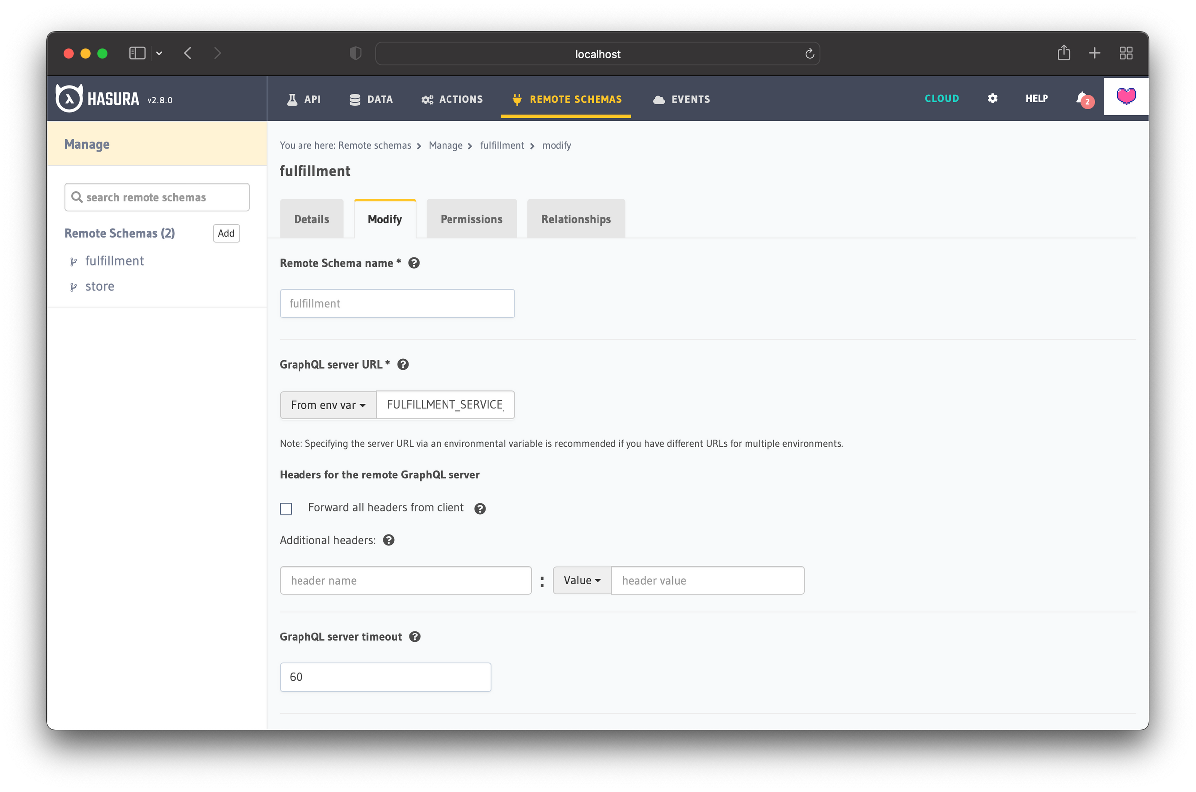 Remote schema: Join data from a database with a GraphQL API